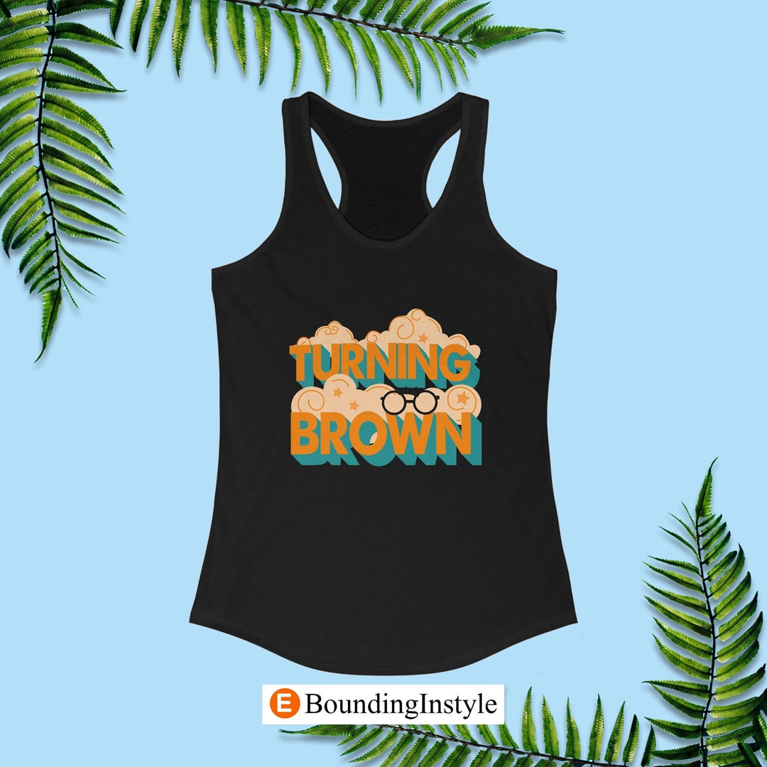 Turning Red Running Tank Tops, Turning Brown Costume, Priya Racerback ...