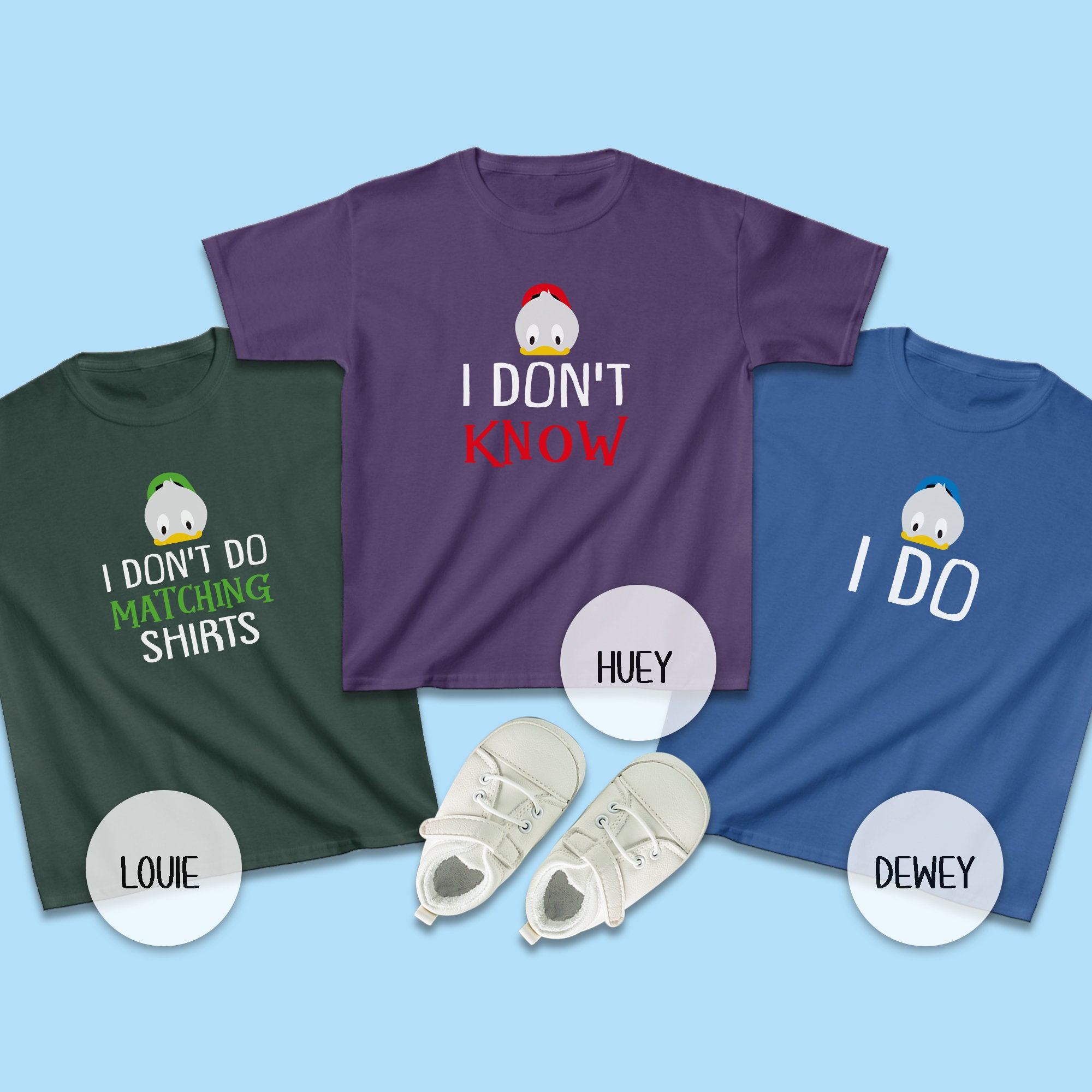 Disney Kid Shirts Huey Dewey and Louie Duck Boys Donald | Etsy