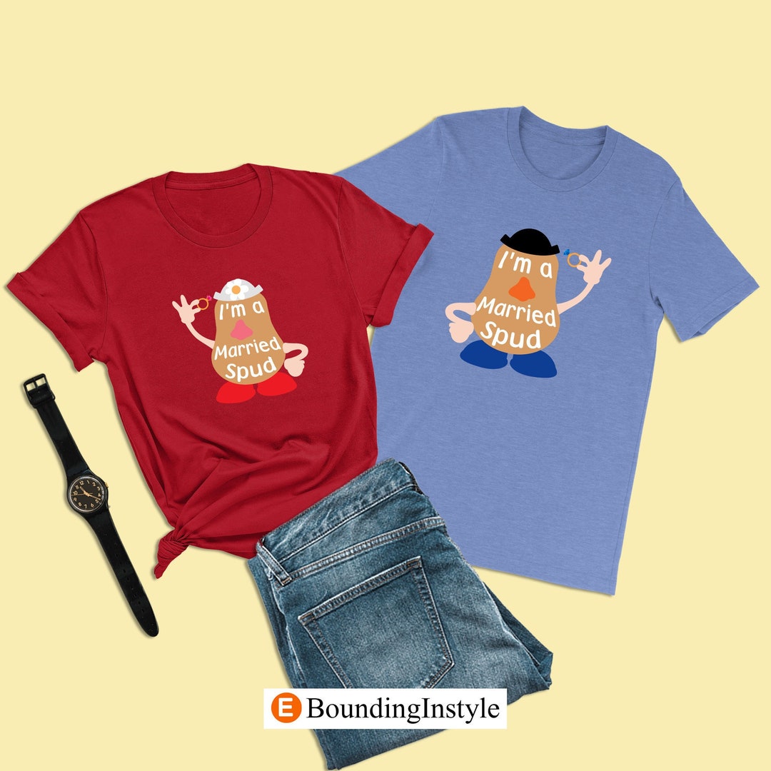 Toy Story Shirt I'm a Married Spud Shirt Mrs. Potato - Etsy