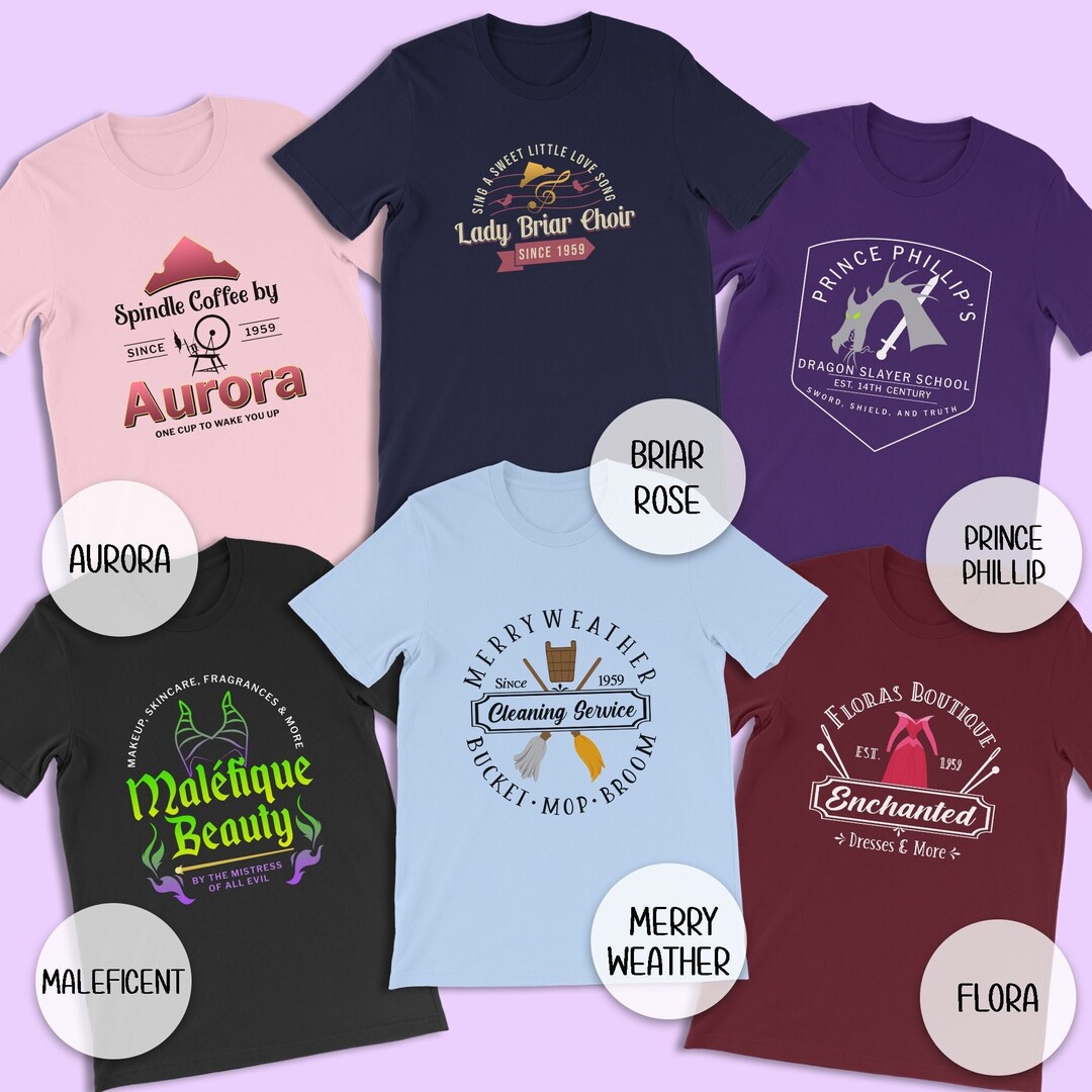 Sleeping Beauty Occupation Shirt, Disney Logo, Disney Family Tshirt ...