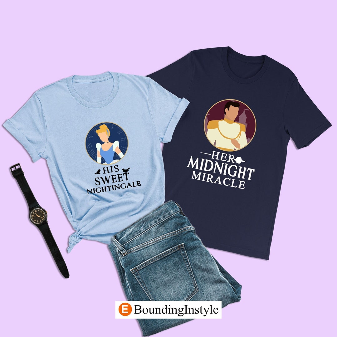 His Sweet Nightingale Cinderella Couple Shirt Disney World - Etsy