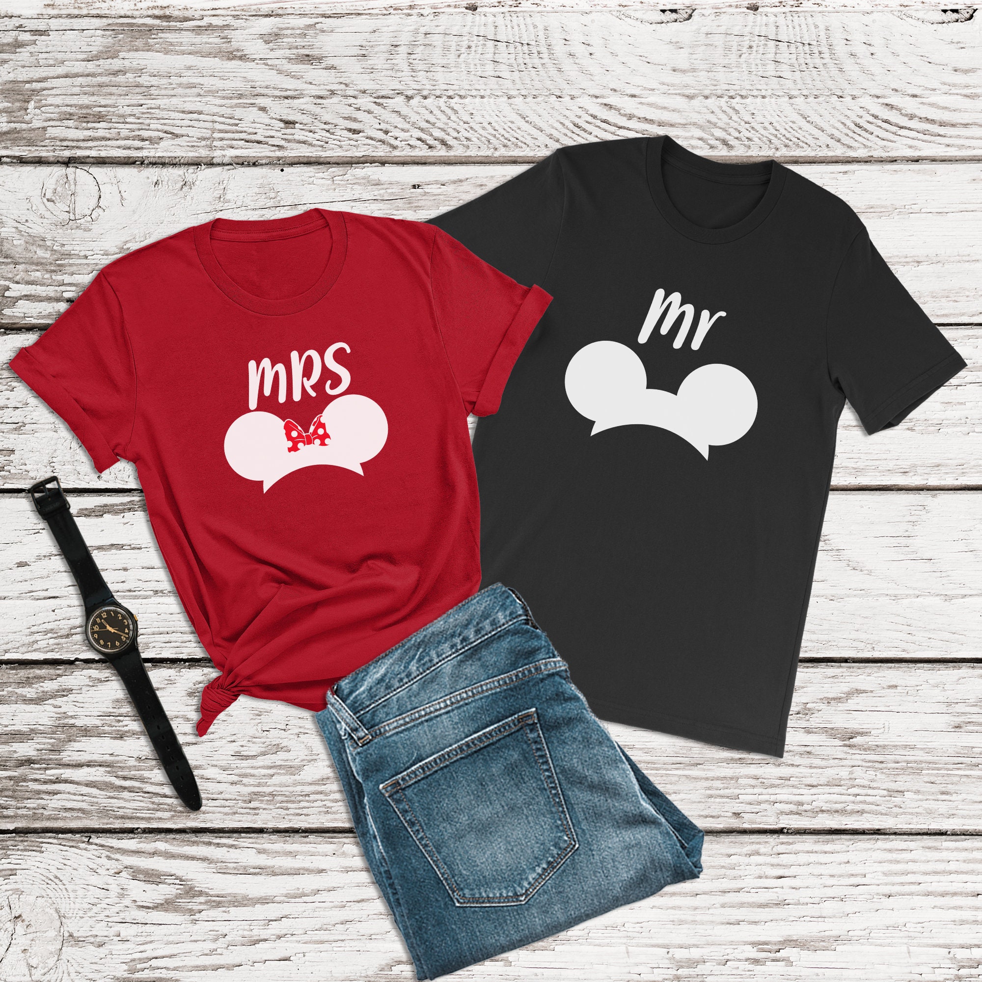 Minnie Mouse Shirt Mrs. Minnie Shirts Couples Disney Shirts | Etsy