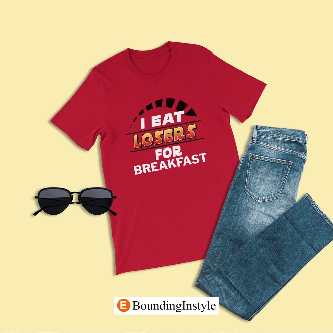 Pixar Cars Shirt, I Eat Losers for Breakfast T-shirt, Lightning Mcqueen ...