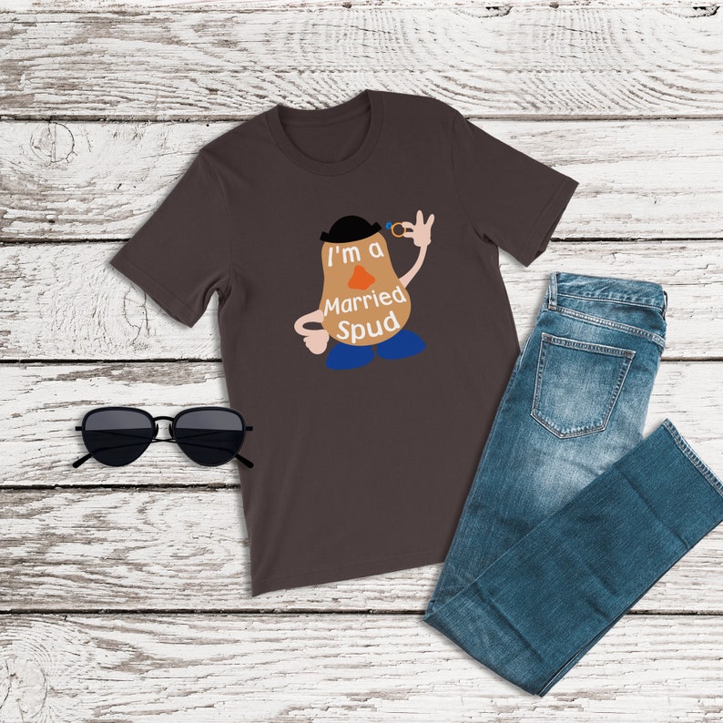 Toy Story Shirt I'm a Married Spud Shirt Mr. Potato Head - Etsy