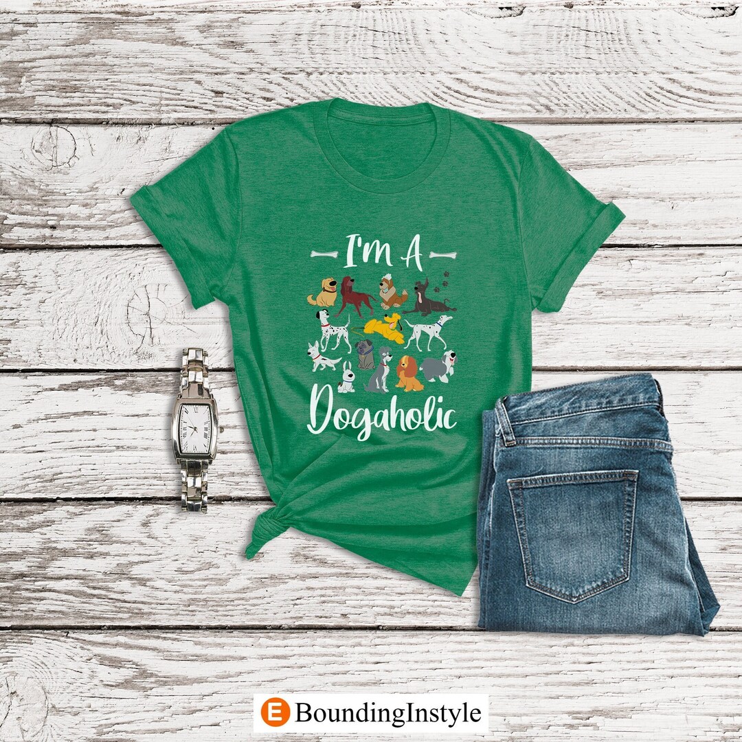 Disney Dog Shirt, I'm a Dogaholic Shirts, Animal Kingdom Shirt, Dog ...