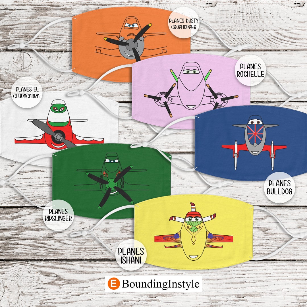 Disney Family Face Mask, Disney Pixar Planes Costume, Adult Unisex Face ...