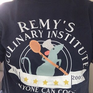 Ratatouille Shirts, Remy's Culinary Institute, Food and Wine Disney ...