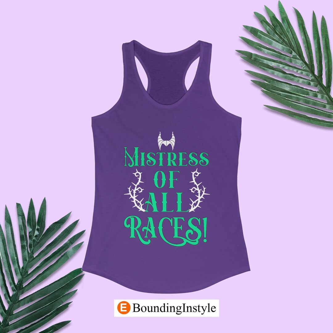 Sleeping Beauty Running Tank Top, Mistress of All Races, Maleficent ...