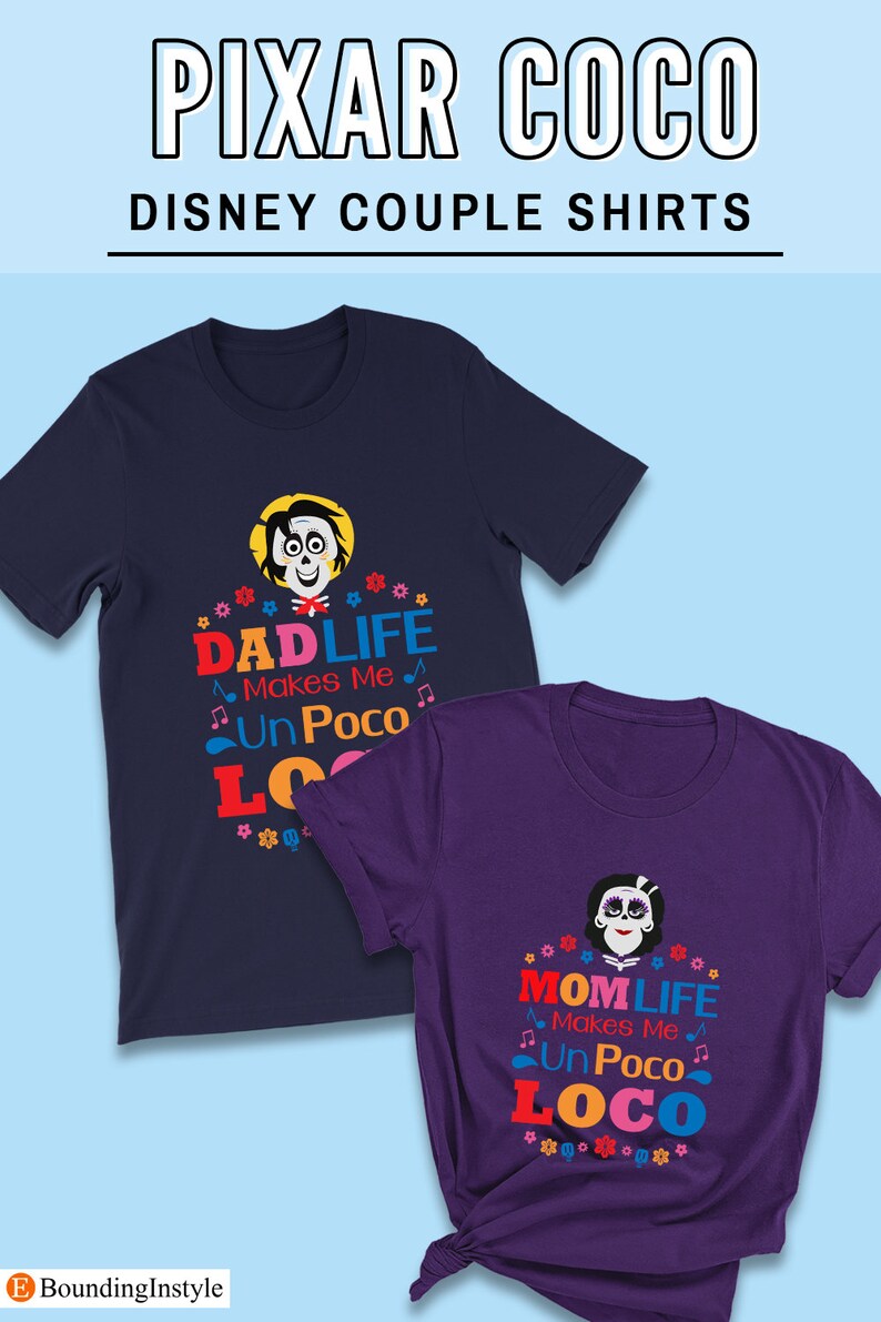 Coco Shirt Dad Life Makes Me Un Poco Loco Shirts Hector - Etsy