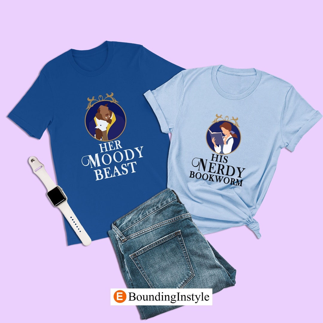 Beauty and the Beast Couple Shirt, Her Moody Beast, Prince Adam Shirt ...