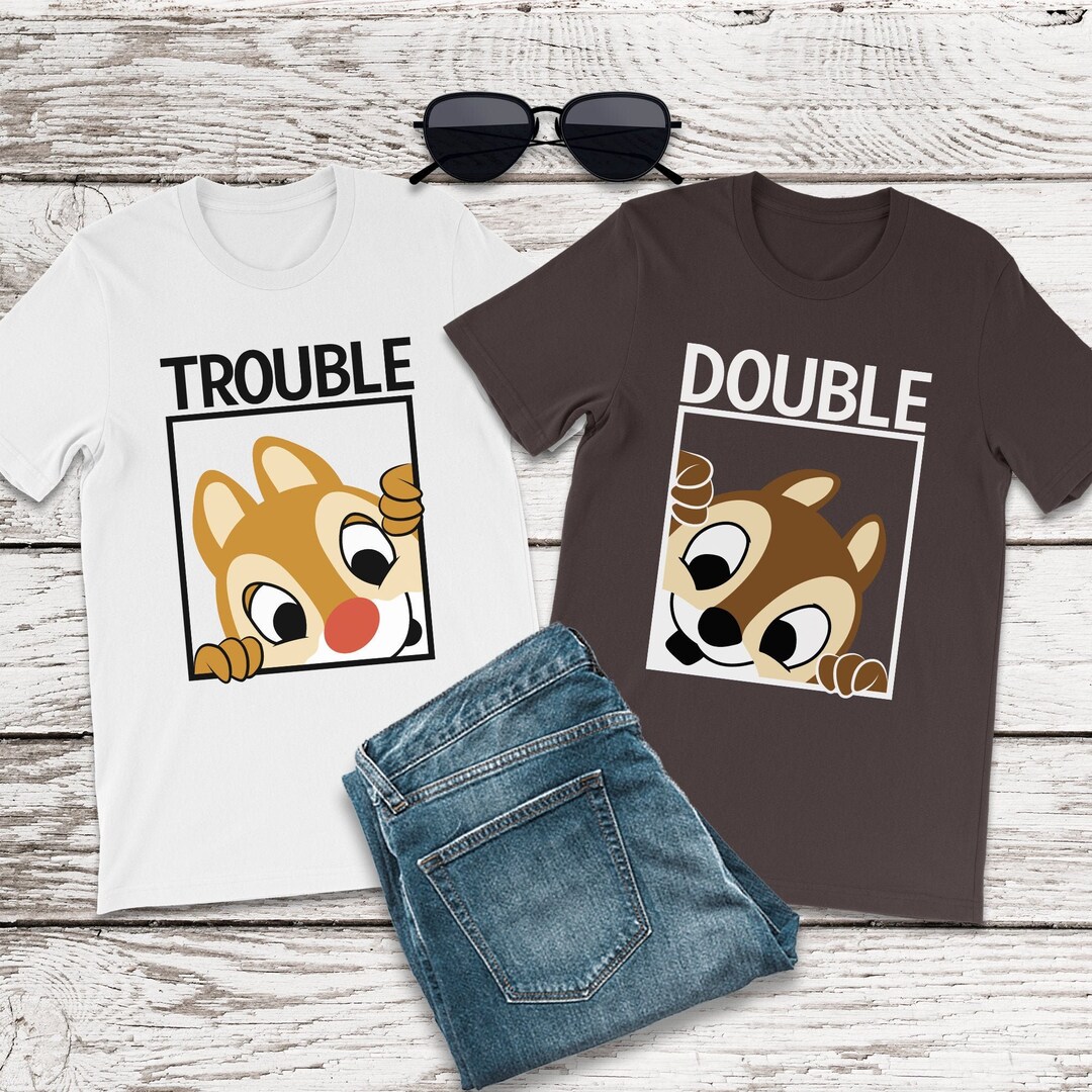 Chip 'n' Dale Shirt, Trouble Shirt, Dale T-shirts, Disney Couple Shirts ...