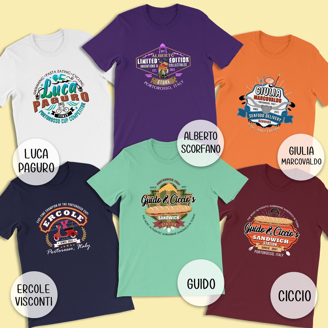 Pixar Luca Shirt Disney World Family Shirts Disneyland Team - Etsy