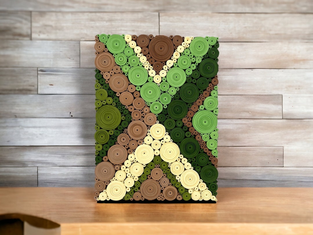 Abstract Quilling Wall Art, Multicoloured Zen Quilling Art, 1st ...