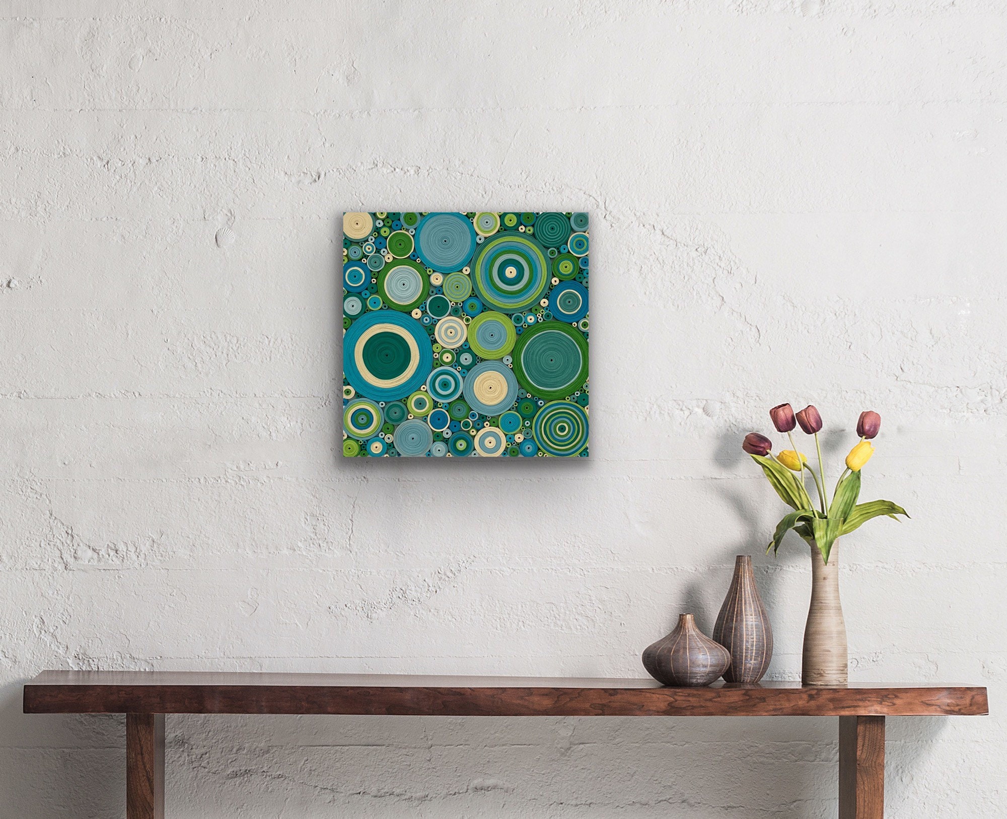 Abstract Quilling Wall Art, Colorful Quilling Art, 1st Anniversary Gift ...