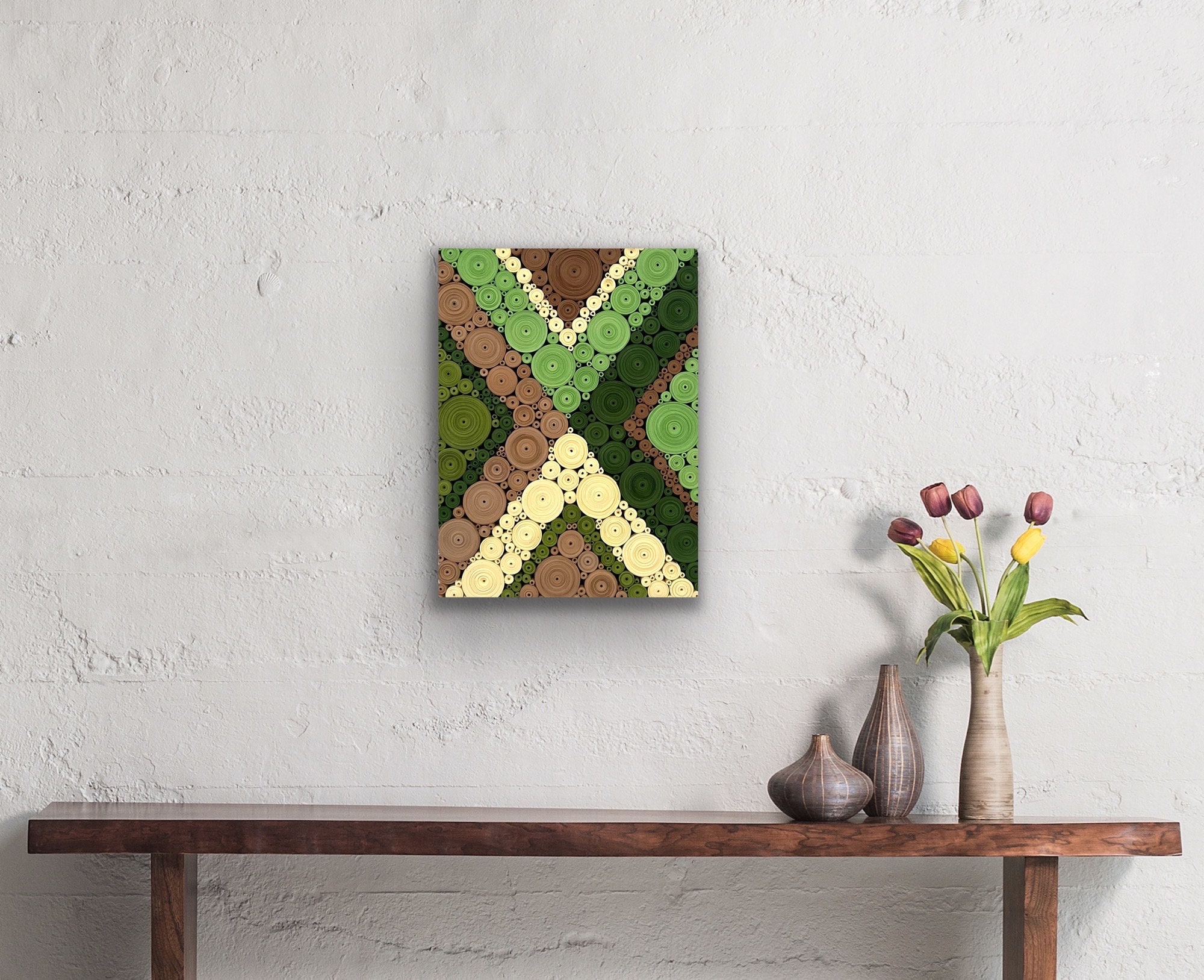 Abstract Quilling Wall Art, Multicoloured Zen Quilling Art, 1st ...