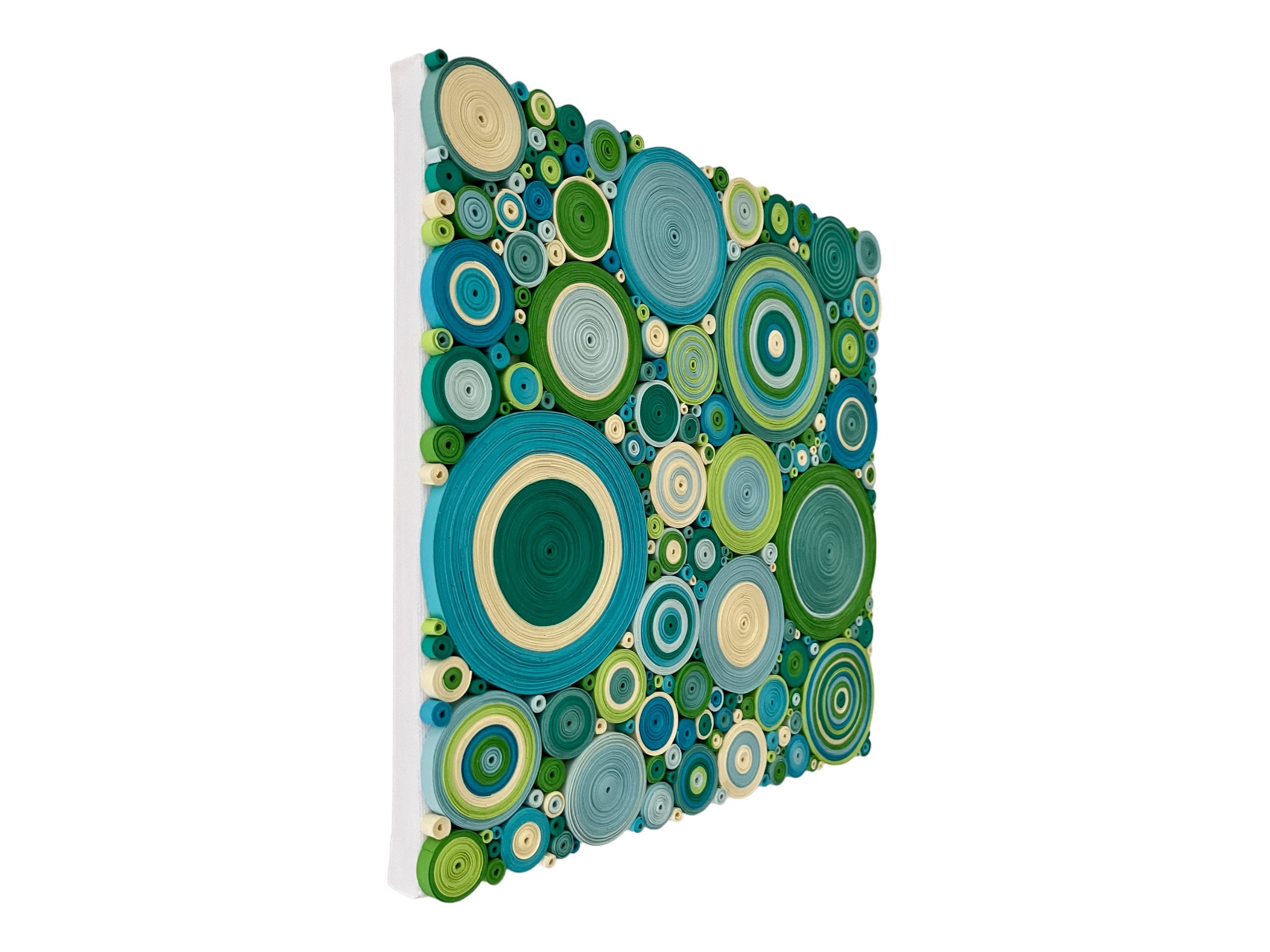 Abstract Quilling Wall Art, Colorful Quilling Art, 1st Anniversary Gift ...