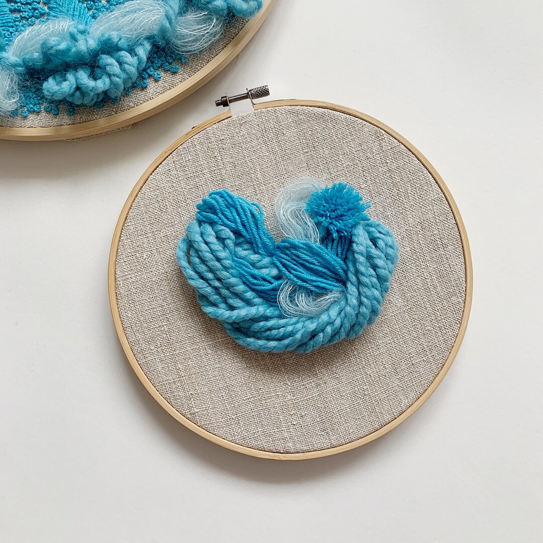 Abstract Yarn Embroidery 3d Embroidery - Etsy