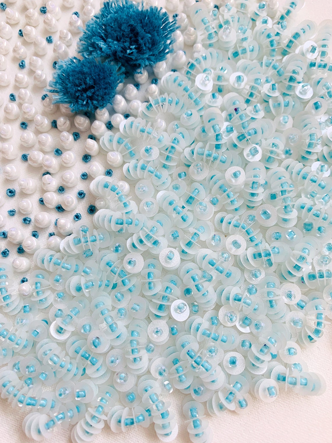 Embroidered Wall Hanging Sequins and Beads Embroidery - Etsy Canada