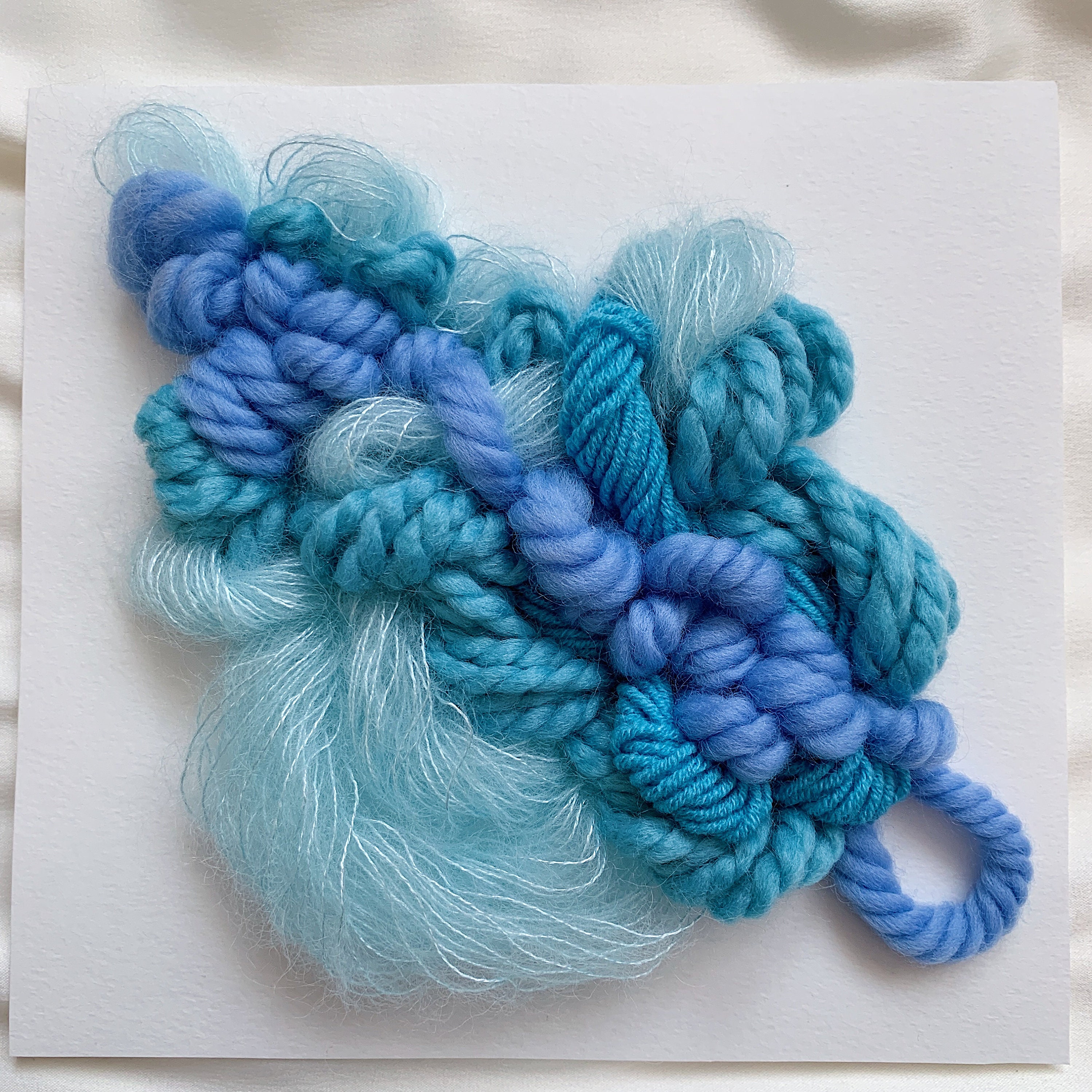 Abstract Yarn Embroidery 3d Embroidery Hand Embroidered - Etsy