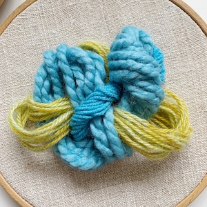 Hand embroidered abstract hoop art | Etsy