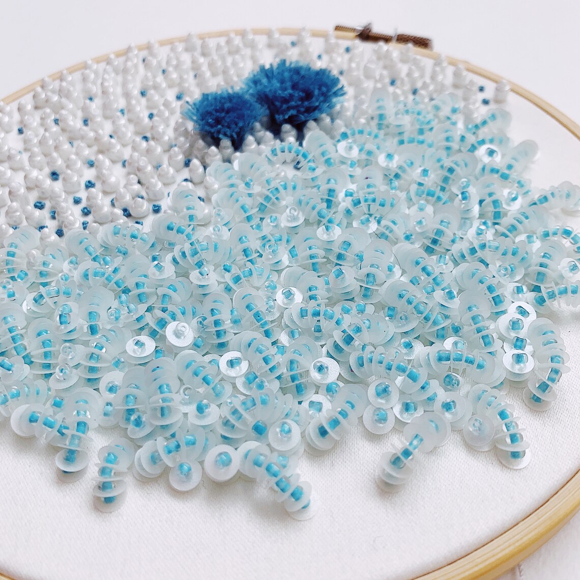 Embroidered Wall Hanging Sequins and Beads Embroidery - Etsy Canada