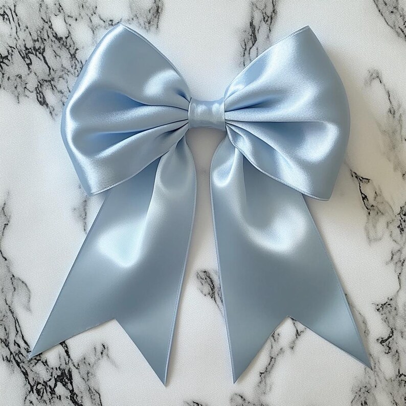 Large Wall Bow in Baby Blue Big Bow for Events Rooms or Nursery Decor ...