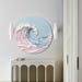 Circular Plaster Art Round 3D Art Circular Wall Art Textured Plaster ...