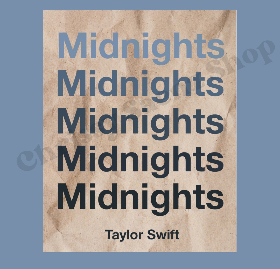 Taylor Swift Print, Taylor Swift Wall Art, Taylor Swift Midnights Print ...
