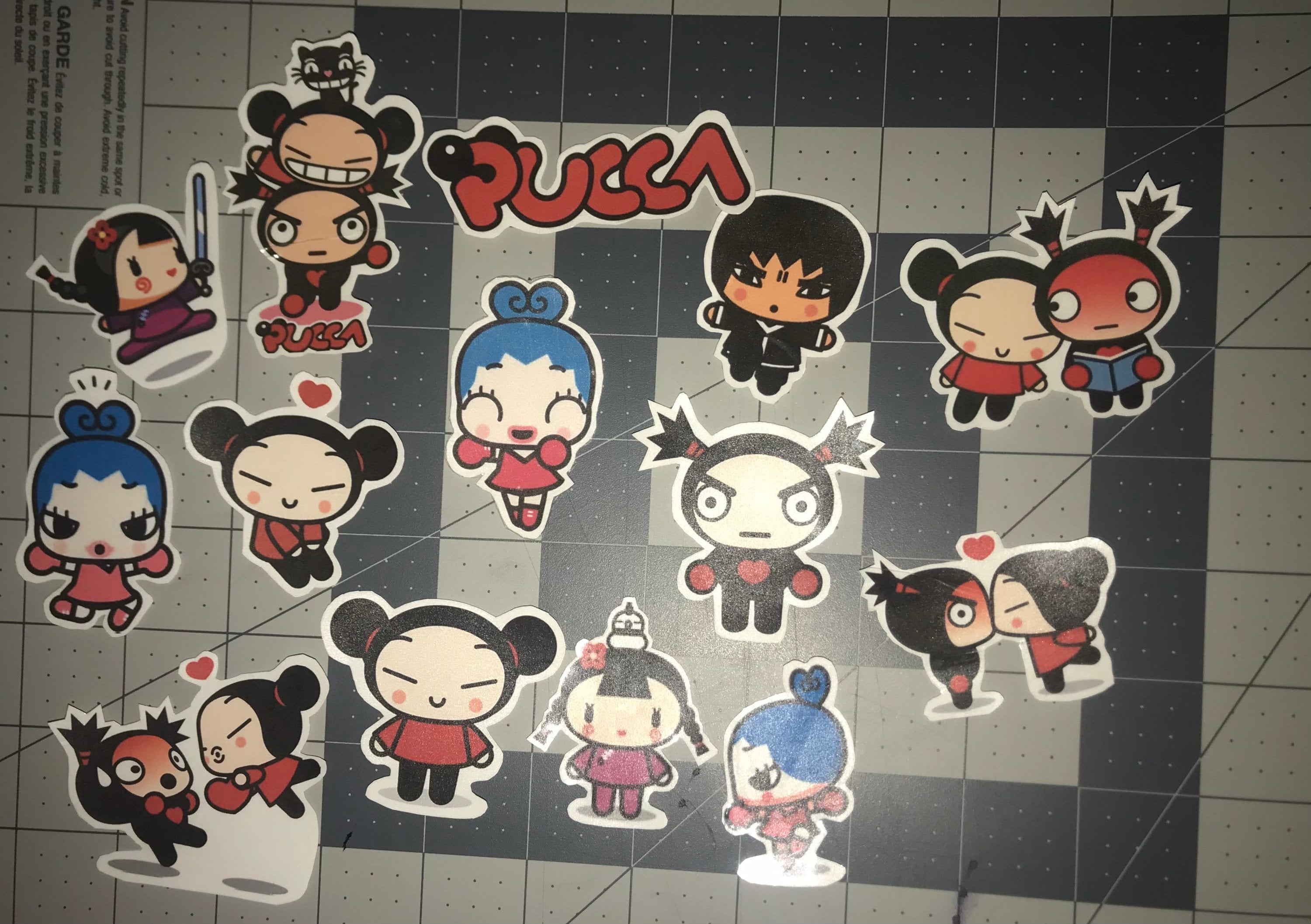 Pucca Stickers 14 Pack | Etsy UK