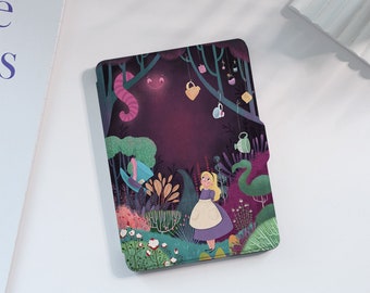 Cartoon Forest Ghost Kindle Paperwhite Case for Paperwhite 1/2/3/4 ...