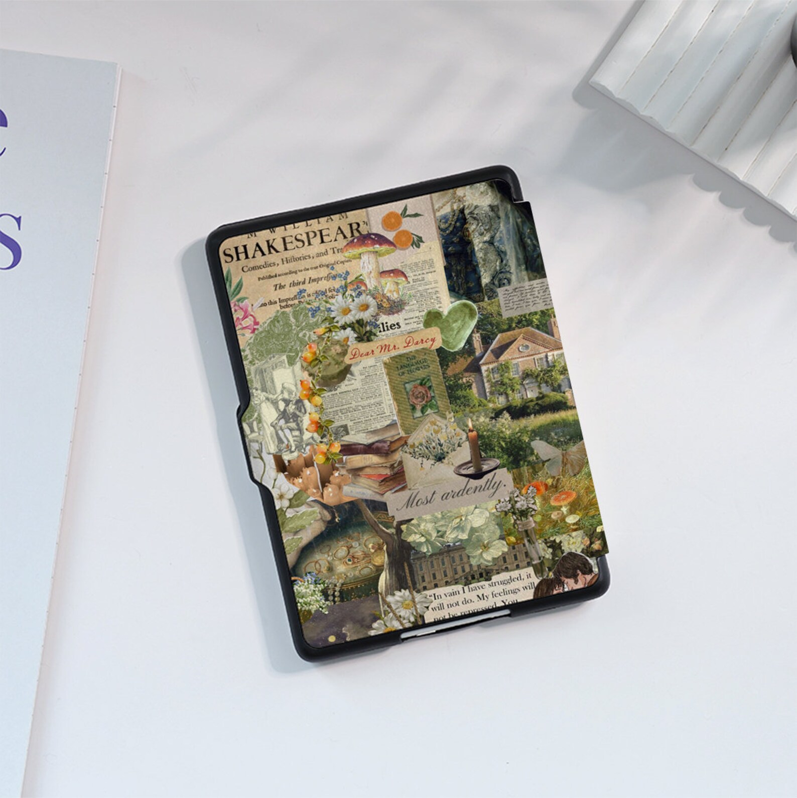 Old Newspaper Ledger Paperwhite Kindle Case for Kindle 10th 11th Gen ...