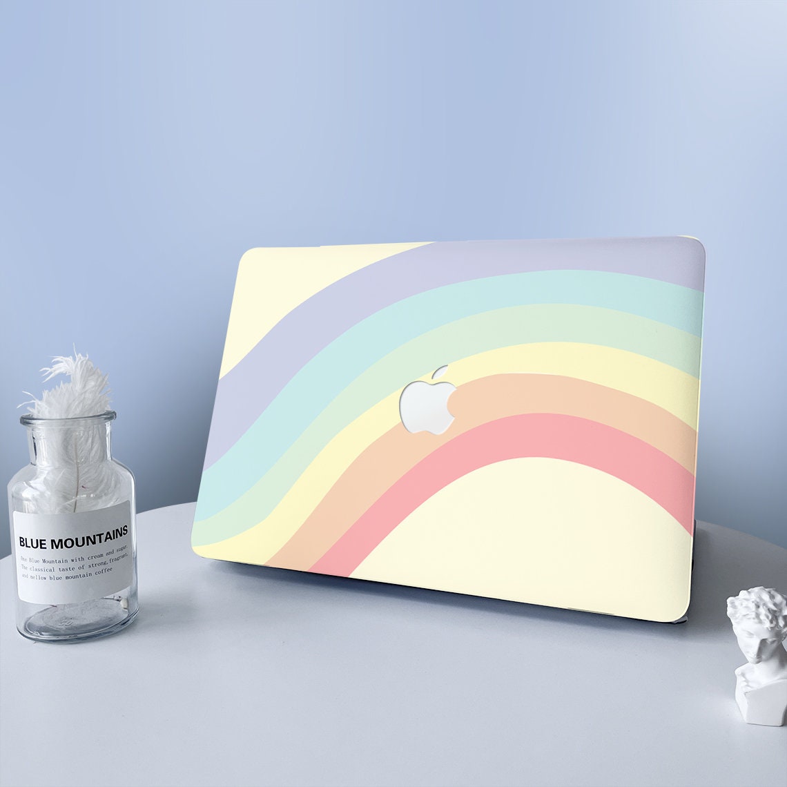 Rainbow Stripe Cute Laptop Skins sold by Patter Cody | SKU 4475522 ...