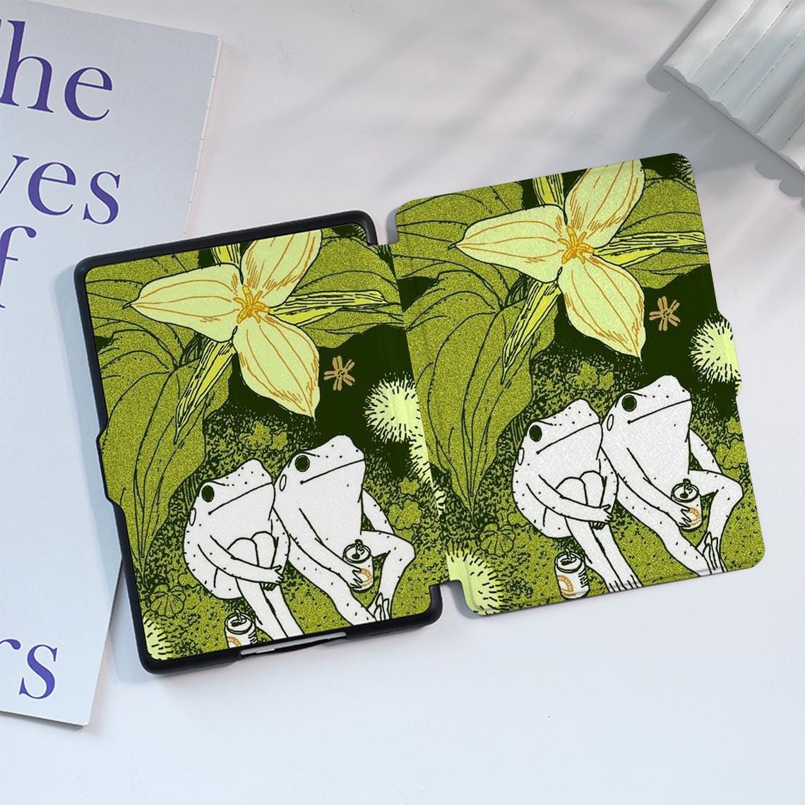 Cartoon Frogs Kindle Case Custom for Paperwhite 1/2/3/4, Kindle 2019 ...