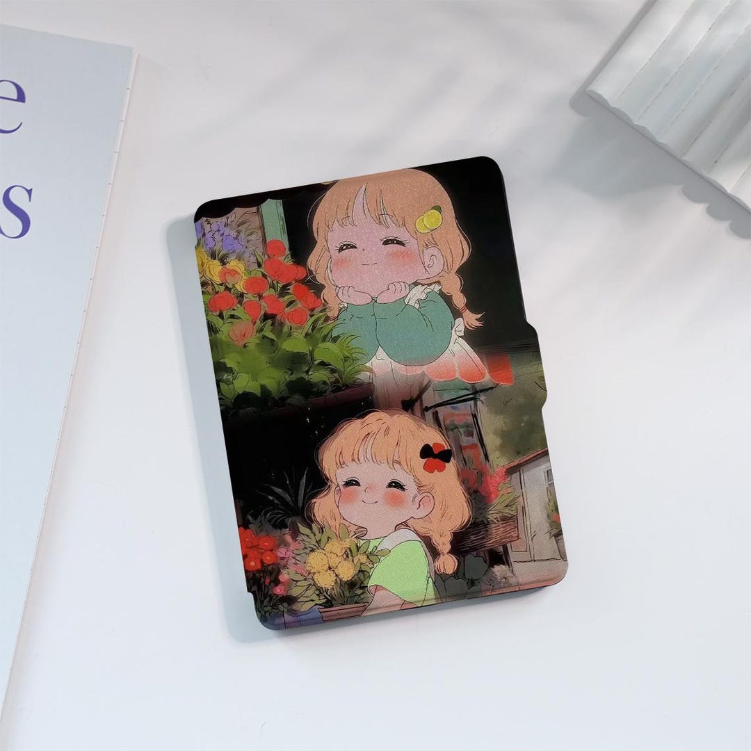 Girl Cartoon Cute Case Custom for Paperwhite 1/2/3/4,kindle 2019/2022 ...