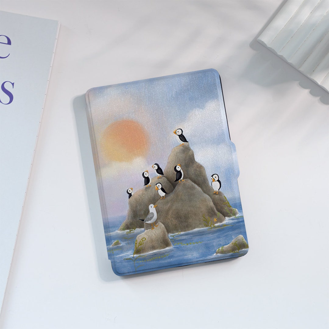 Cute Cartoon Penguin Kindle Case Custom for Paperwhite 1/2/3/4, Kindle ...