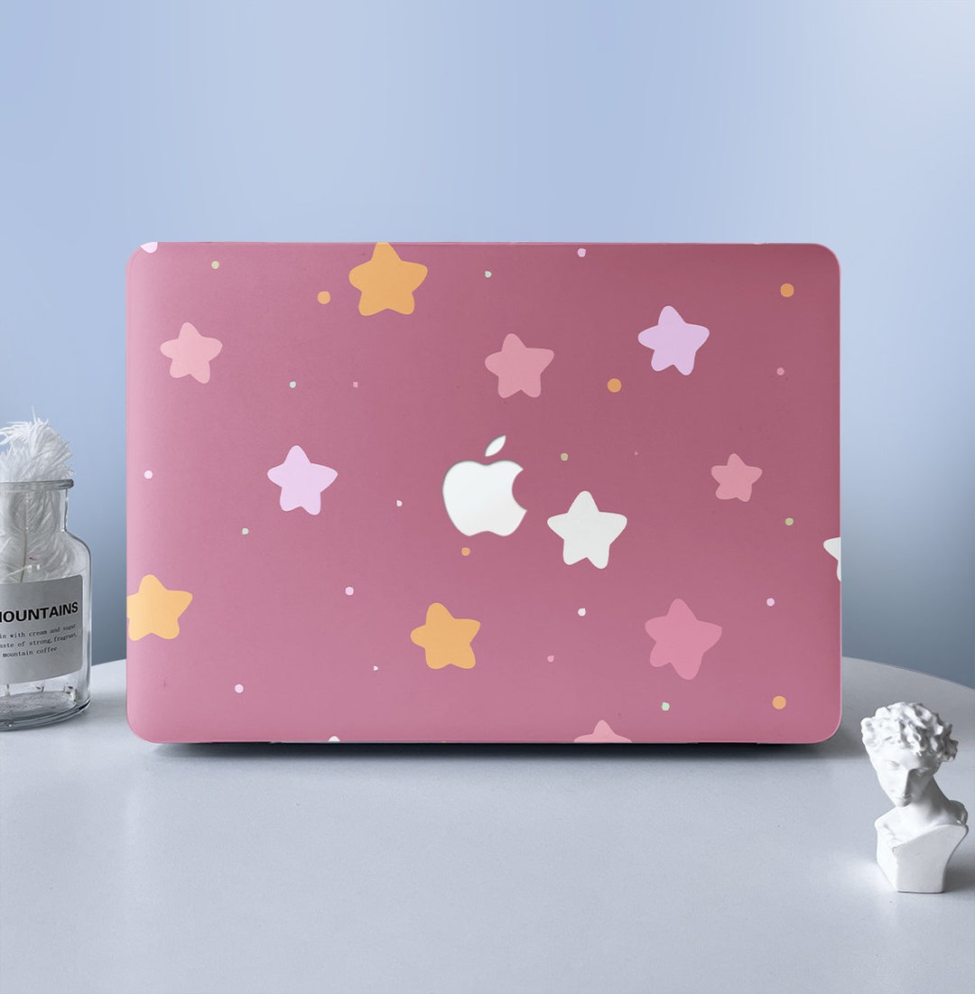 Pink Star Cute MacBook Case Fairy Protective Hard Case Laptop Shell ...