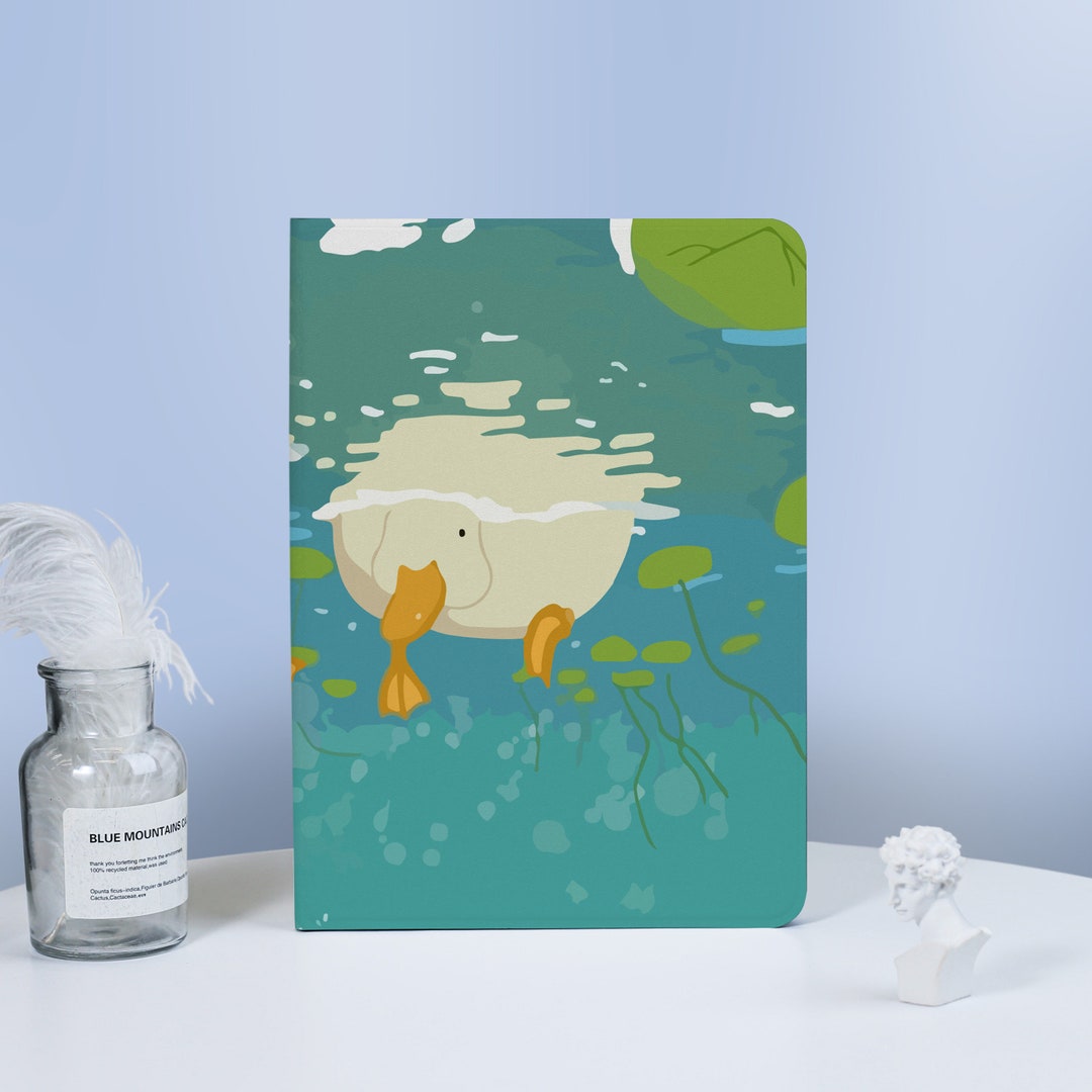Cute Duck Water Plant iPad Case for 2022/2021 iPad Pro 12.9'' 11'' Case ...