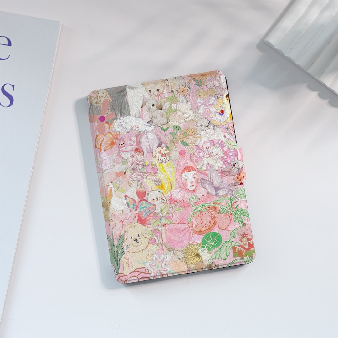 Cute Bear Girl Kindle Case Custom for Paperwhite 1/2/3/4, Kindle 2019 ...