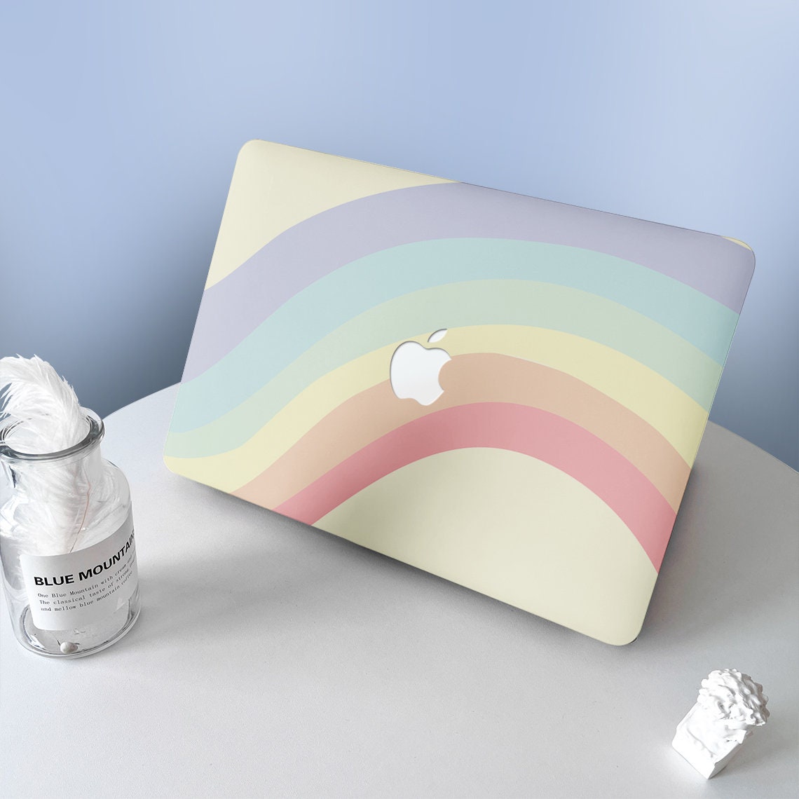 Rainbow Stripe Cute Laptop Skins sold by Patter Cody | SKU 4475522 ...