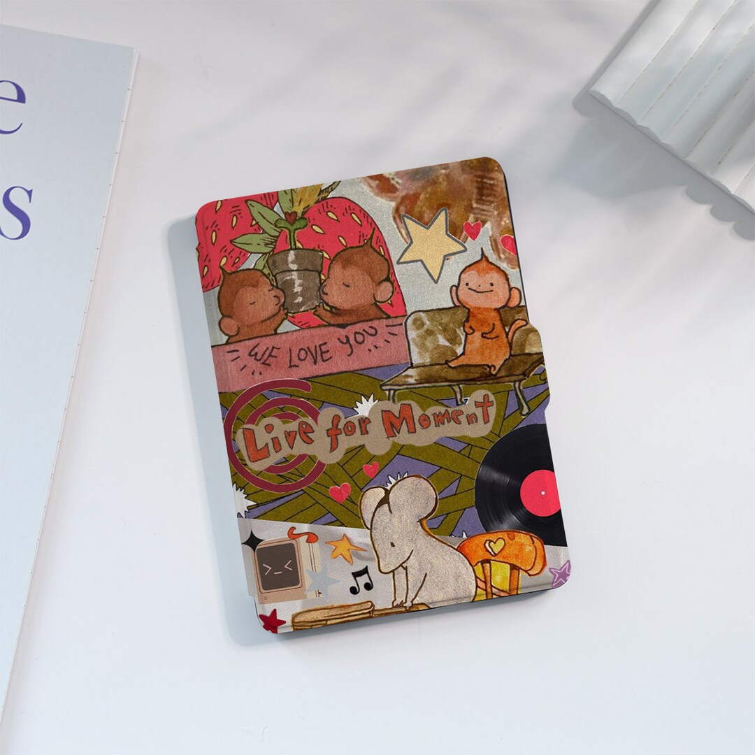 Cute Mouse Monkey Kindle Paperwhite Case for Paperwhite 1/2/3/4, Kindle ...