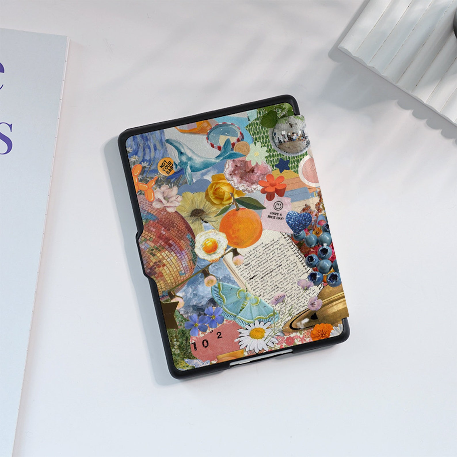 Oil Painting Colorful Kindle Case Custom for Paperwhite 1/2/3/4, Kindle ...