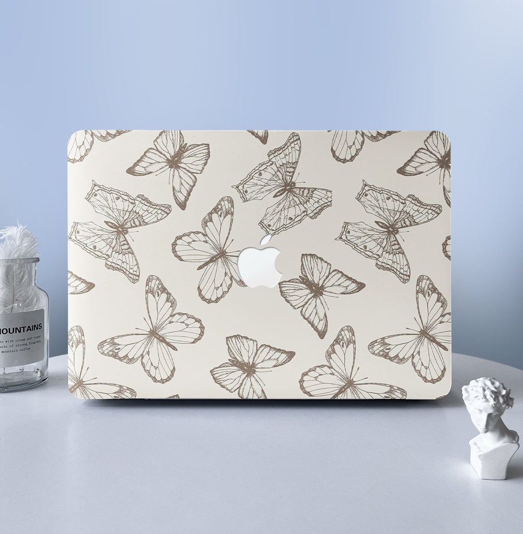 Retro Butterfly MacBook Protective Hard Case Laptop Shell Case Cover ...