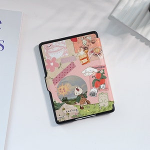 Cartoon Rabbit Cute Kindle Case Custom for Paperwhite 1/2/3/4, Kindle ...