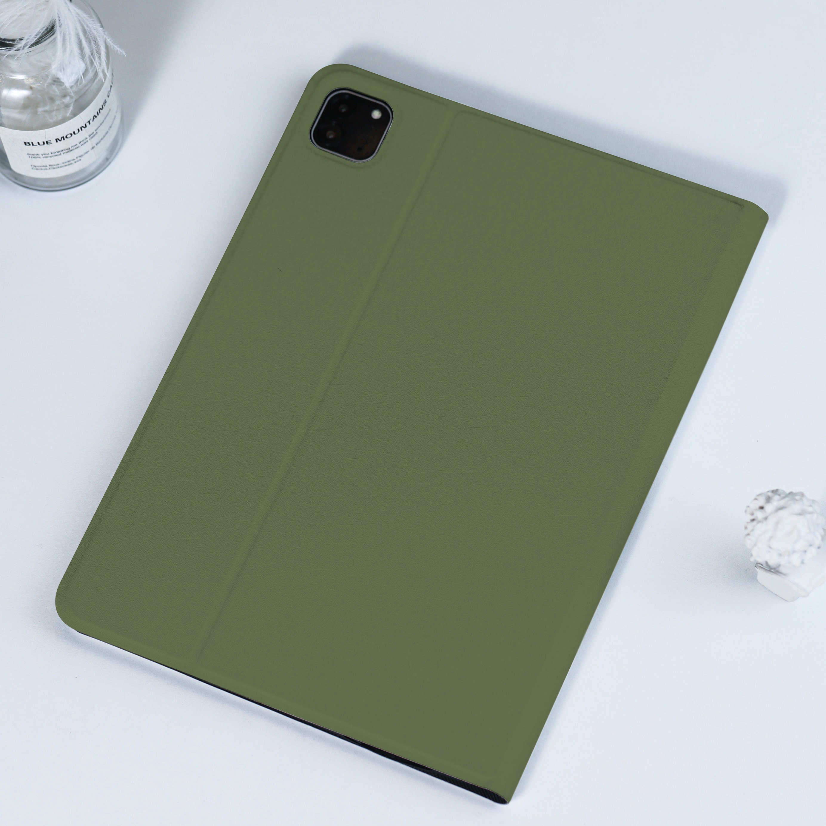 Matcha Olive Green Solid Color Ipad Case for 2022/2021 Ipad - Etsy