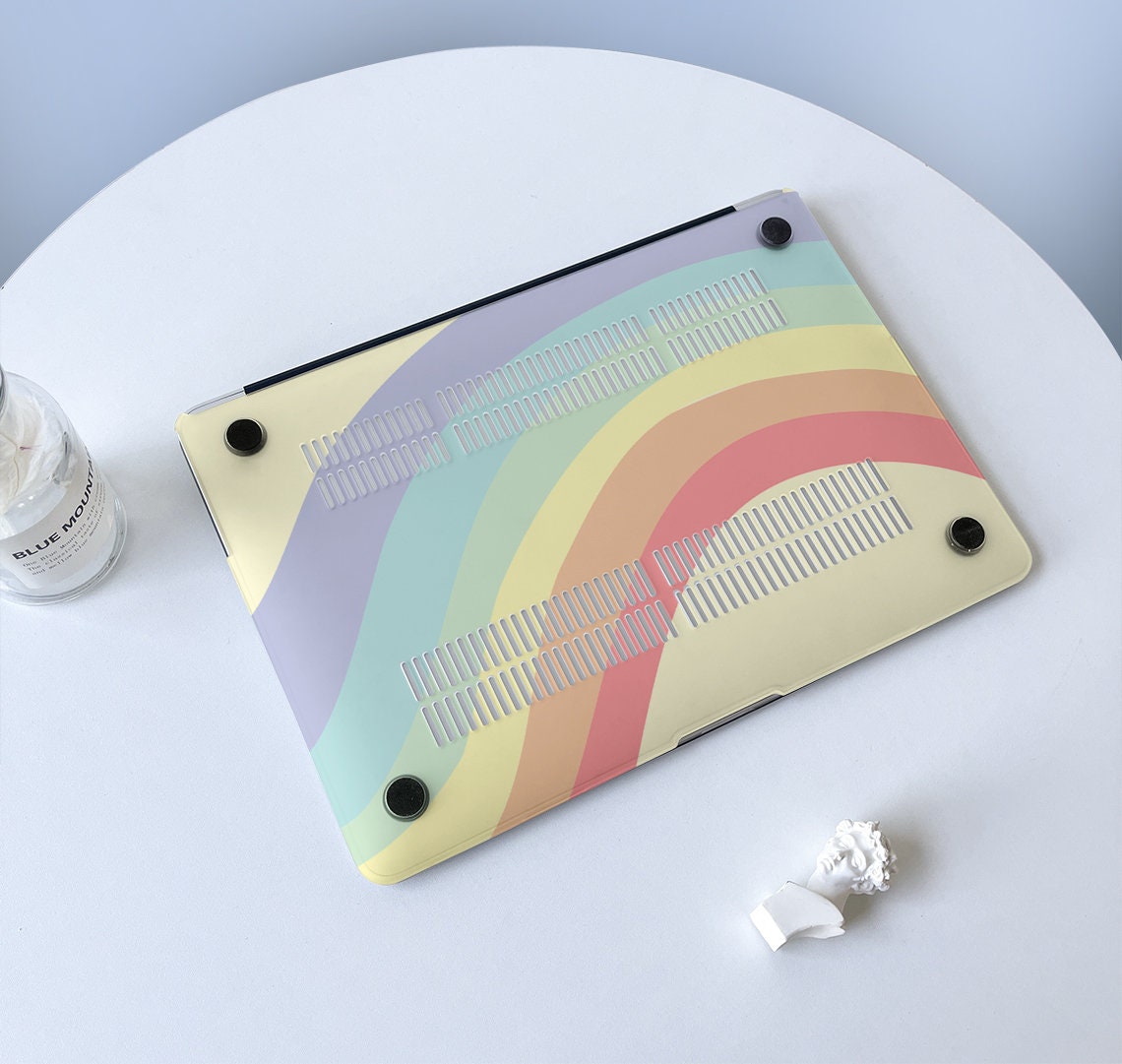 Rainbow Stripe Cute Laptop Skins sold by Patter Cody | SKU 4475522 ...