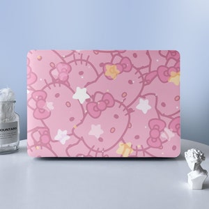 Pink Kitty Cartoon MacBook Case MacBook Air Pro Case Protective Case ...