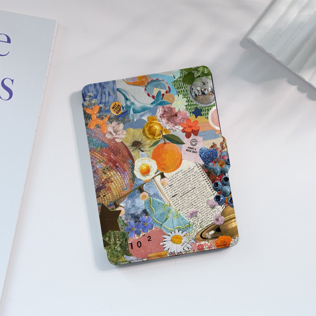 Oil Painting Colorful Kindle Case Custom for Paperwhite 1/2/3/4, Kindle ...