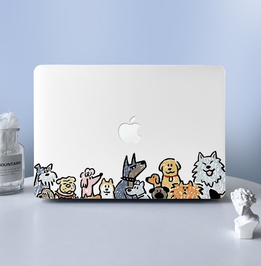 Cute Dogs Cartoon Animal MacBook Protective Hard Case Laptop Shell Case ...