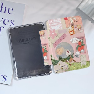Cartoon Rabbit Cute Kindle Case Custom for Paperwhite 1/2/3/4, Kindle ...