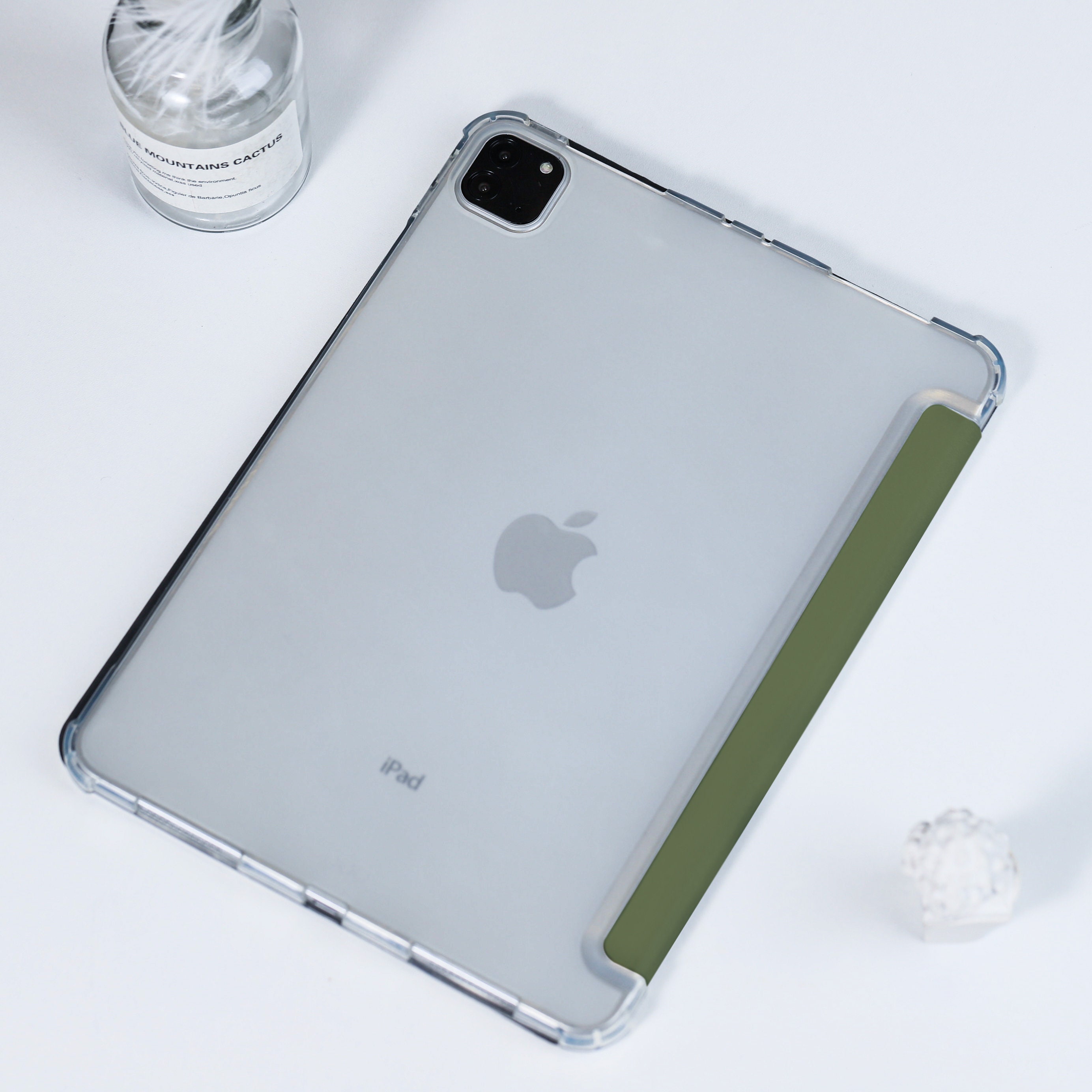 Matcha Olive Green Solid Color Ipad Case for 2022/2021 Ipad - Etsy